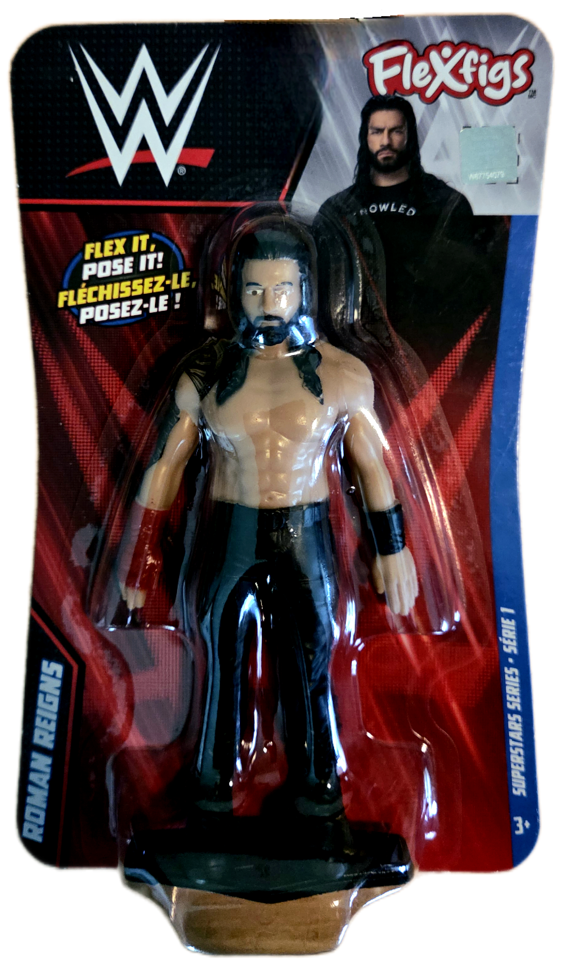 TCG FleXfigs WWE Superstars Series 1 Roman Reigns Bendable Figure – The ...