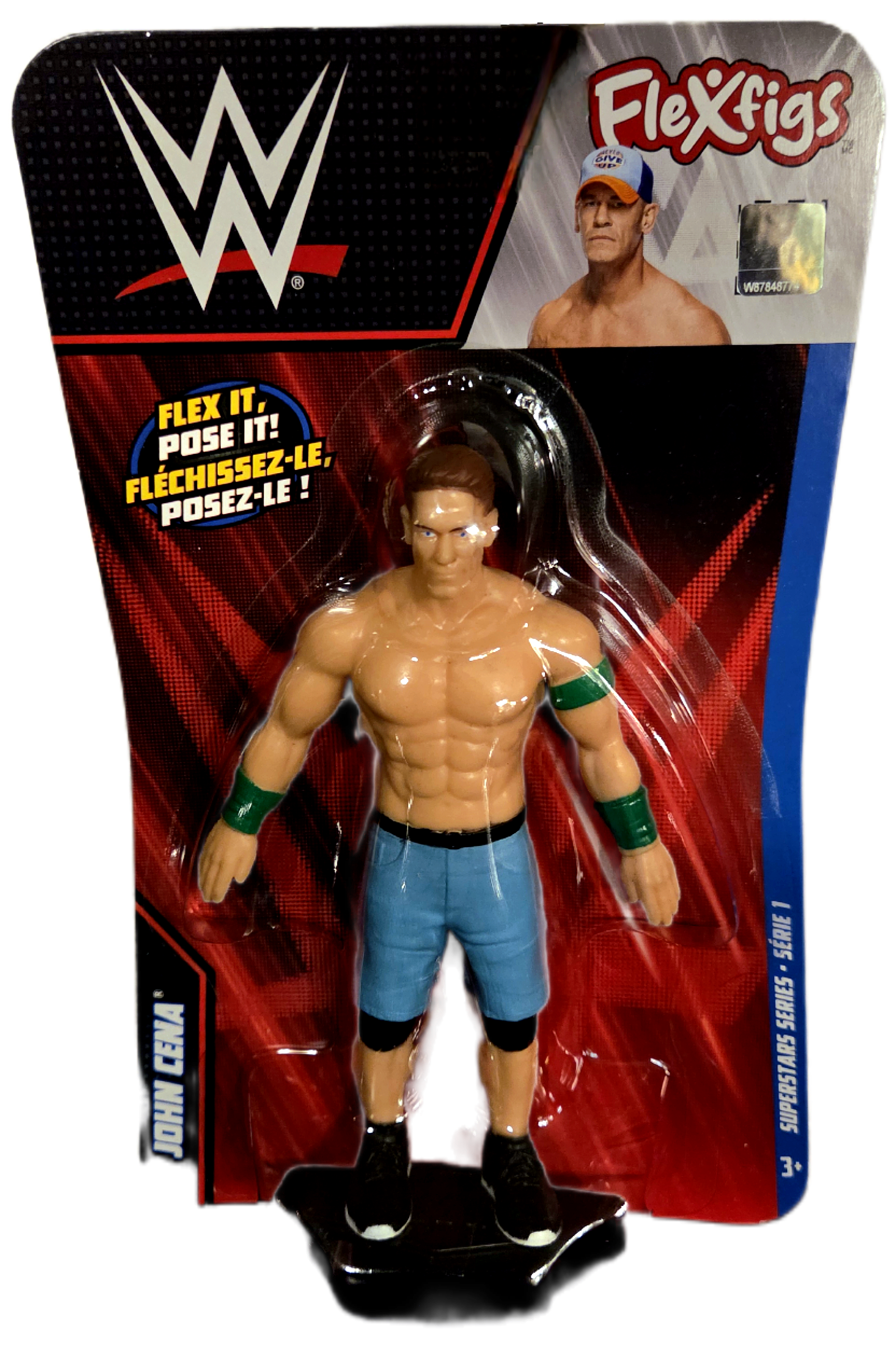 TCG FleXfigs WWE Superstars Series 1 John Cena Bendable Figure – The ...