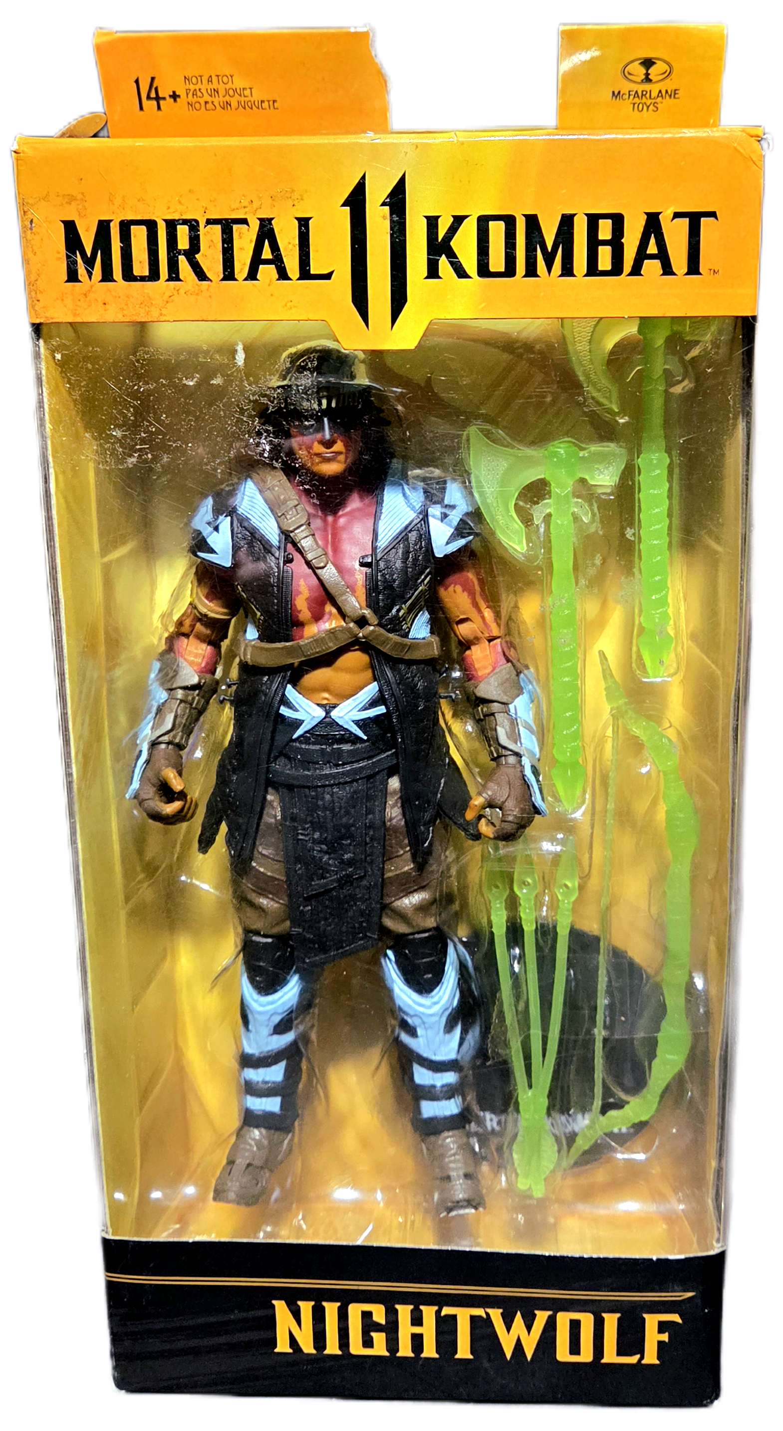 McFarlane Toys Mortal Kombat 11 Nightwolf Action Figure (Damaged Packa ...