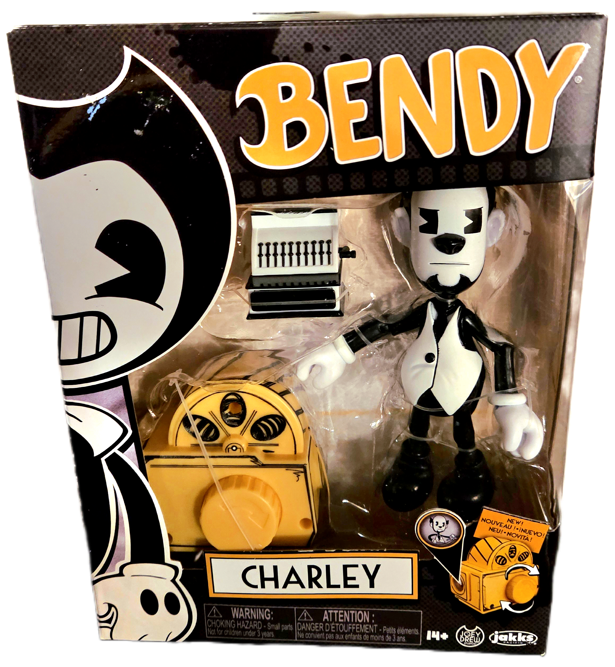 Jakks Pacific Bendy and the Ink Machine Charley Wave 4 Action Figure ...