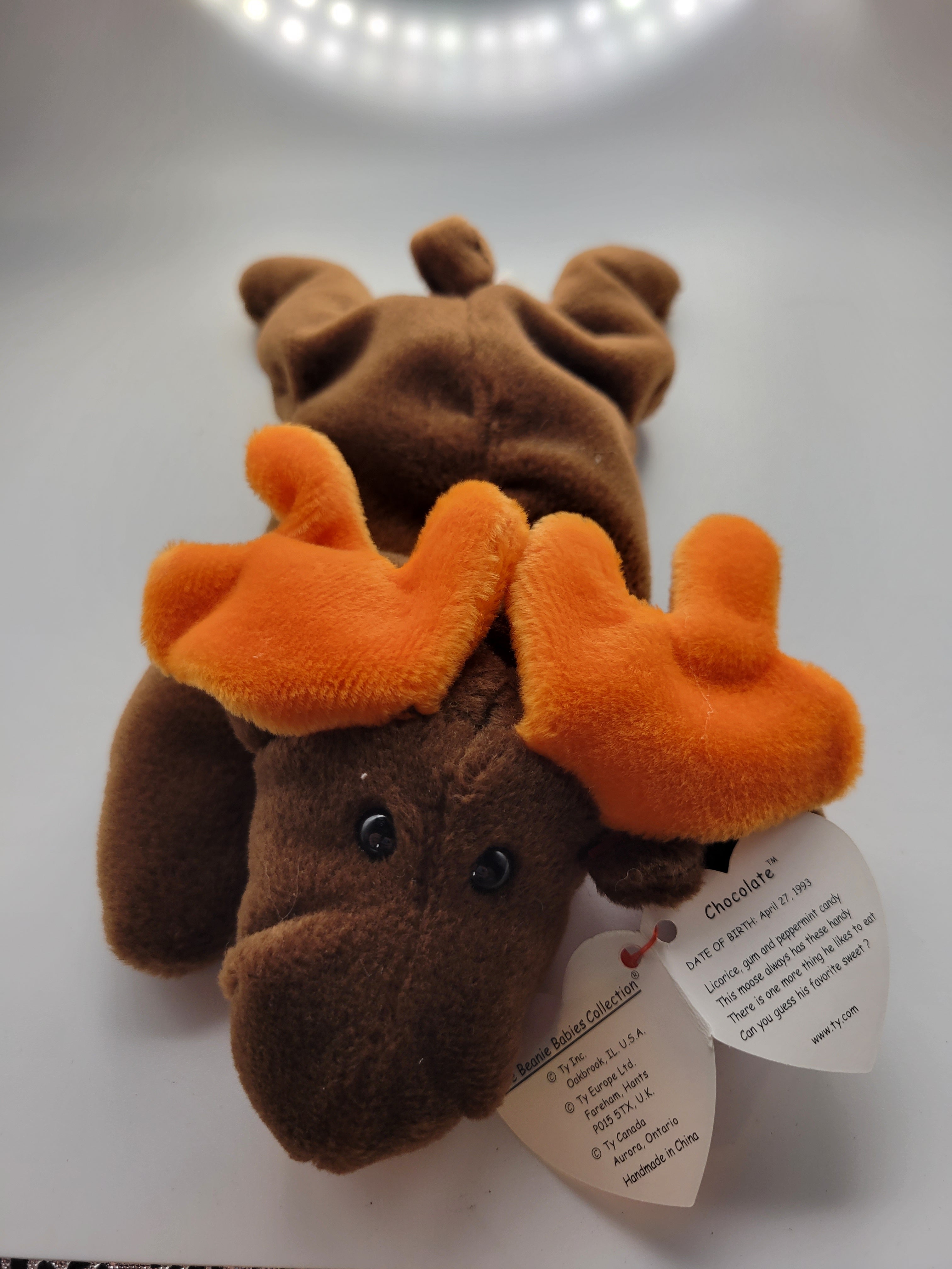 TY Beanie Babies 1993 Chocolate Moose – The Retro Toybox